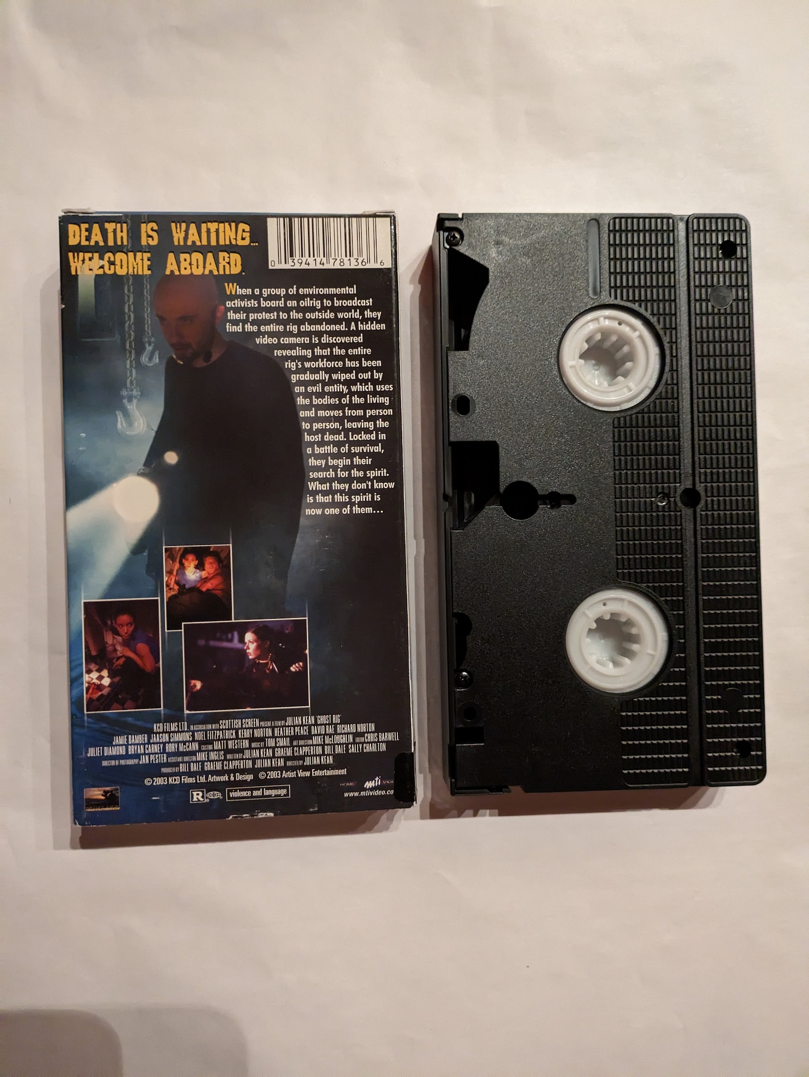 Vintage VHS Tape - 2003 - Ghost Rig (horror) Starring Jaason Simmons ...