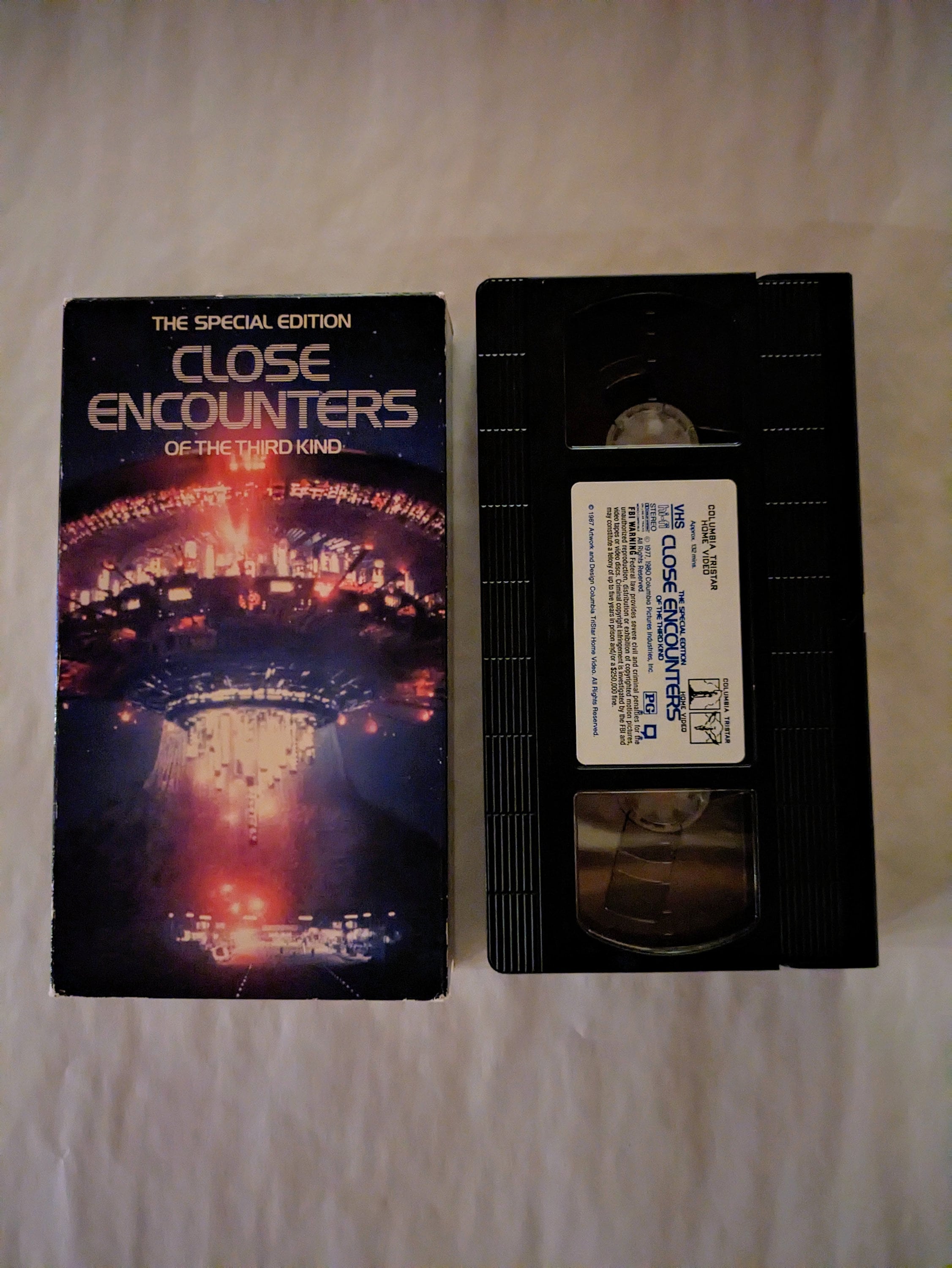 Vintage VHS Tape - 1977 - Close Encounters of the Third Kind (special ...