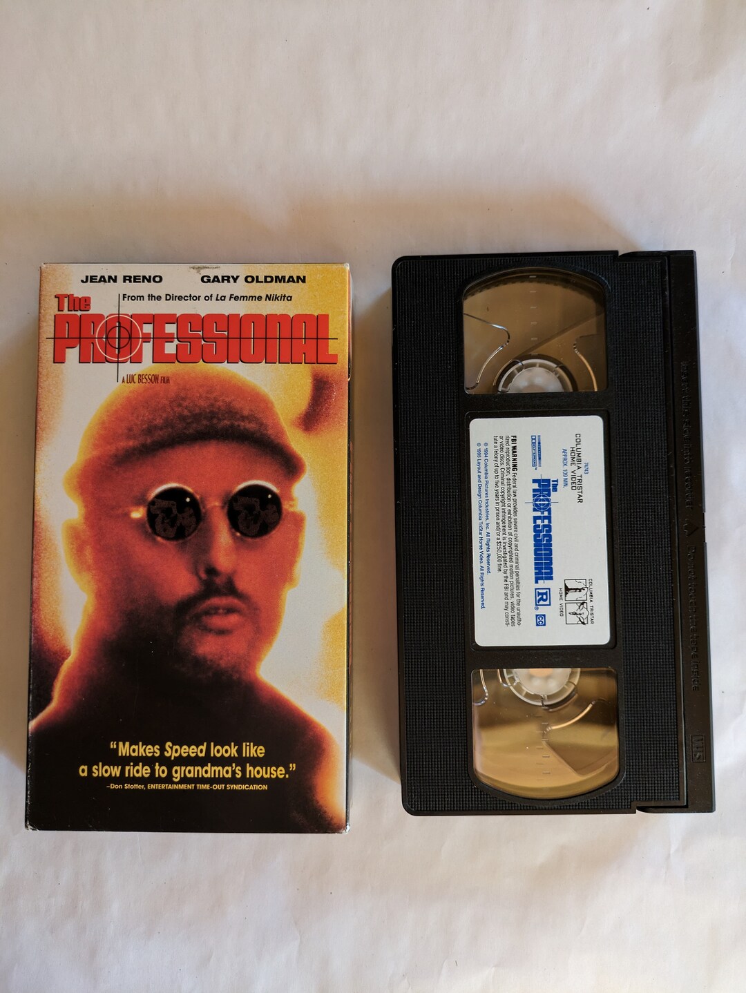 Vintage VHS Tape 1996 the Professional action Starring Jean Reno, Gary ...
