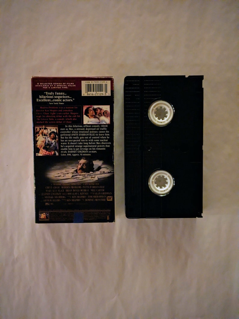 Vintage VHS Tape 1981 Modern Problems comedy Starring Chevy Chase ...