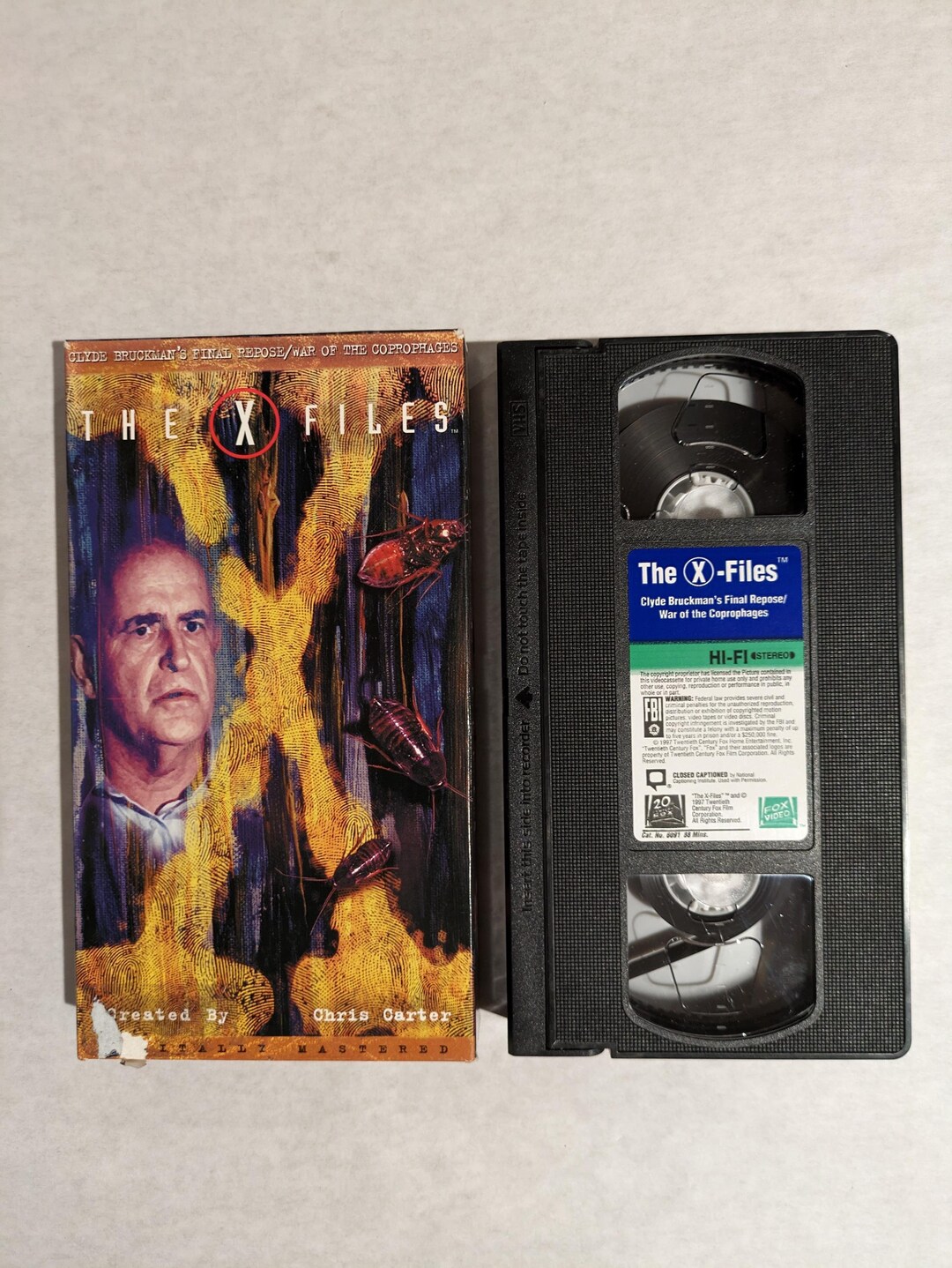 Vintage VHS Tape - 1995/96 - the X-files Season 3 (sci-fi) - Clyde ...