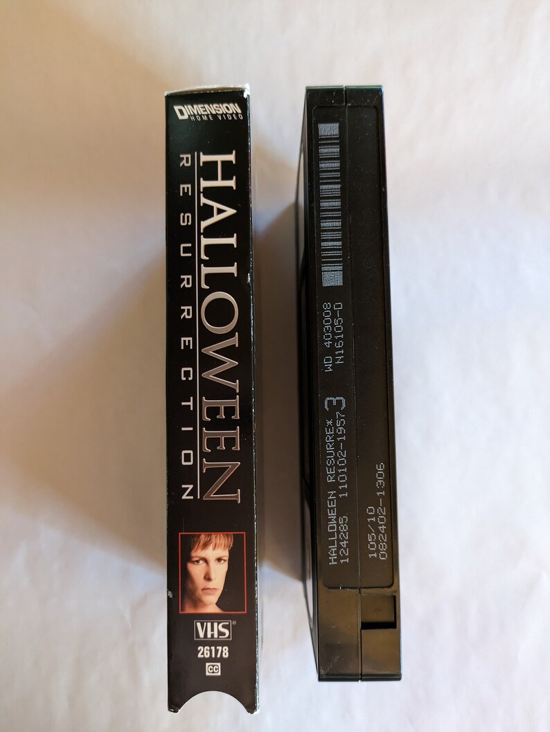 Vintage VHS Tape 2002 Halloween: Resurrection horror - Etsy