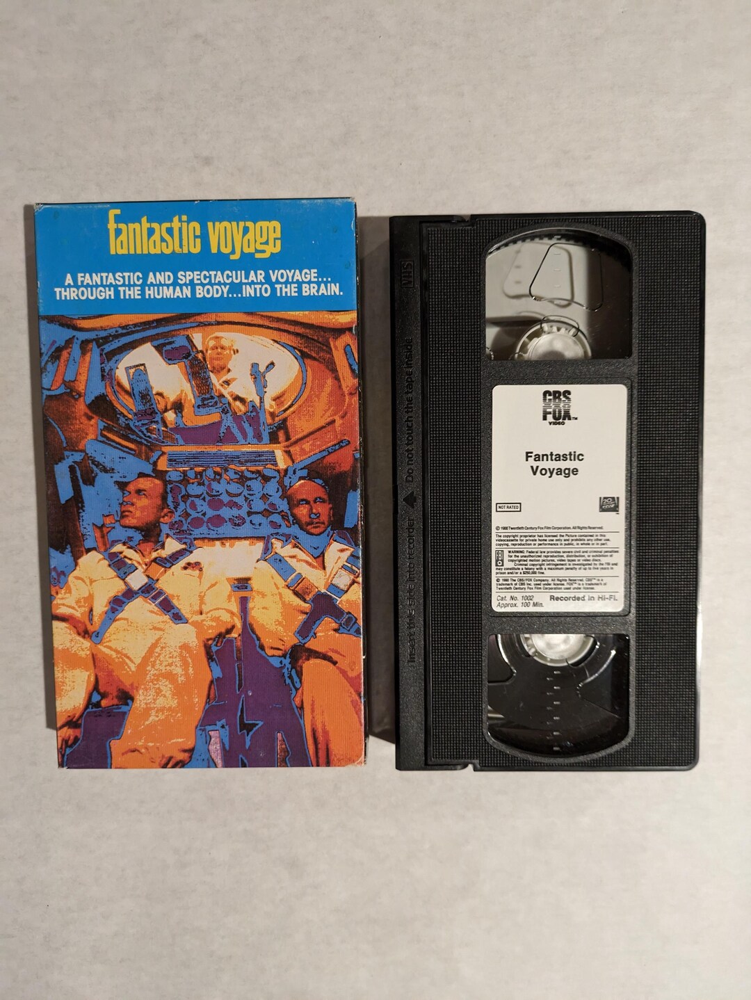 Vintage VHS Tape - 1966 - Fantastic Voyage (sci-fi) Starring Stephen ...
