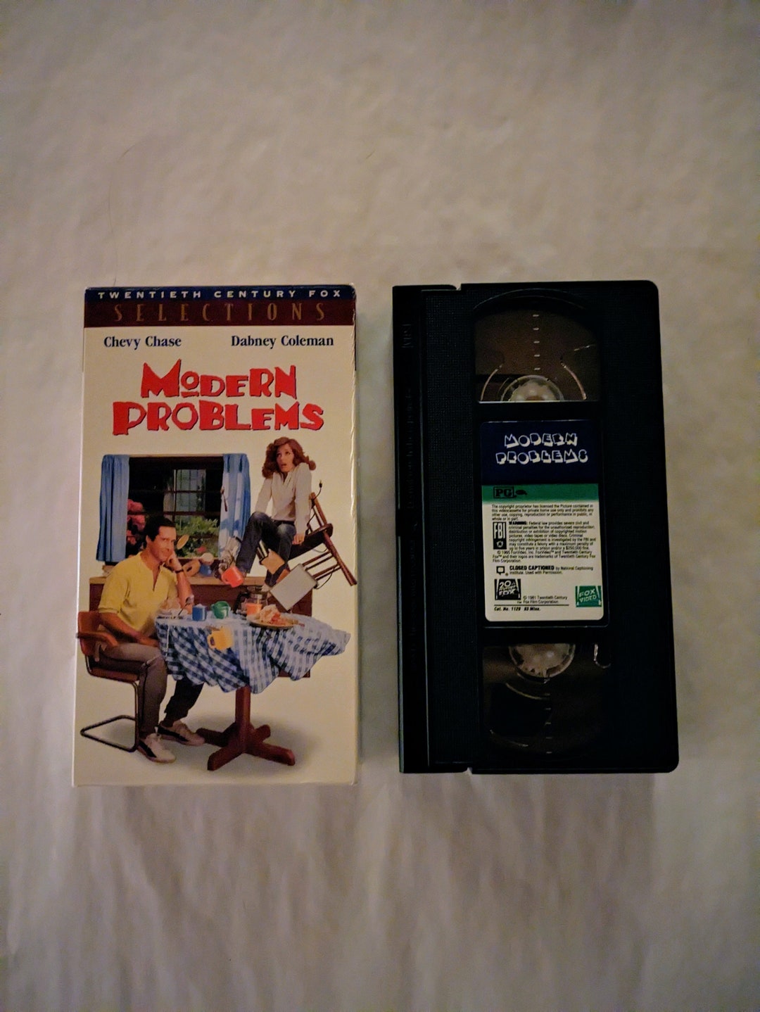 Vintage VHS Tape - 1981 - Modern Problems (comedy) Starring Chevy Chase ...
