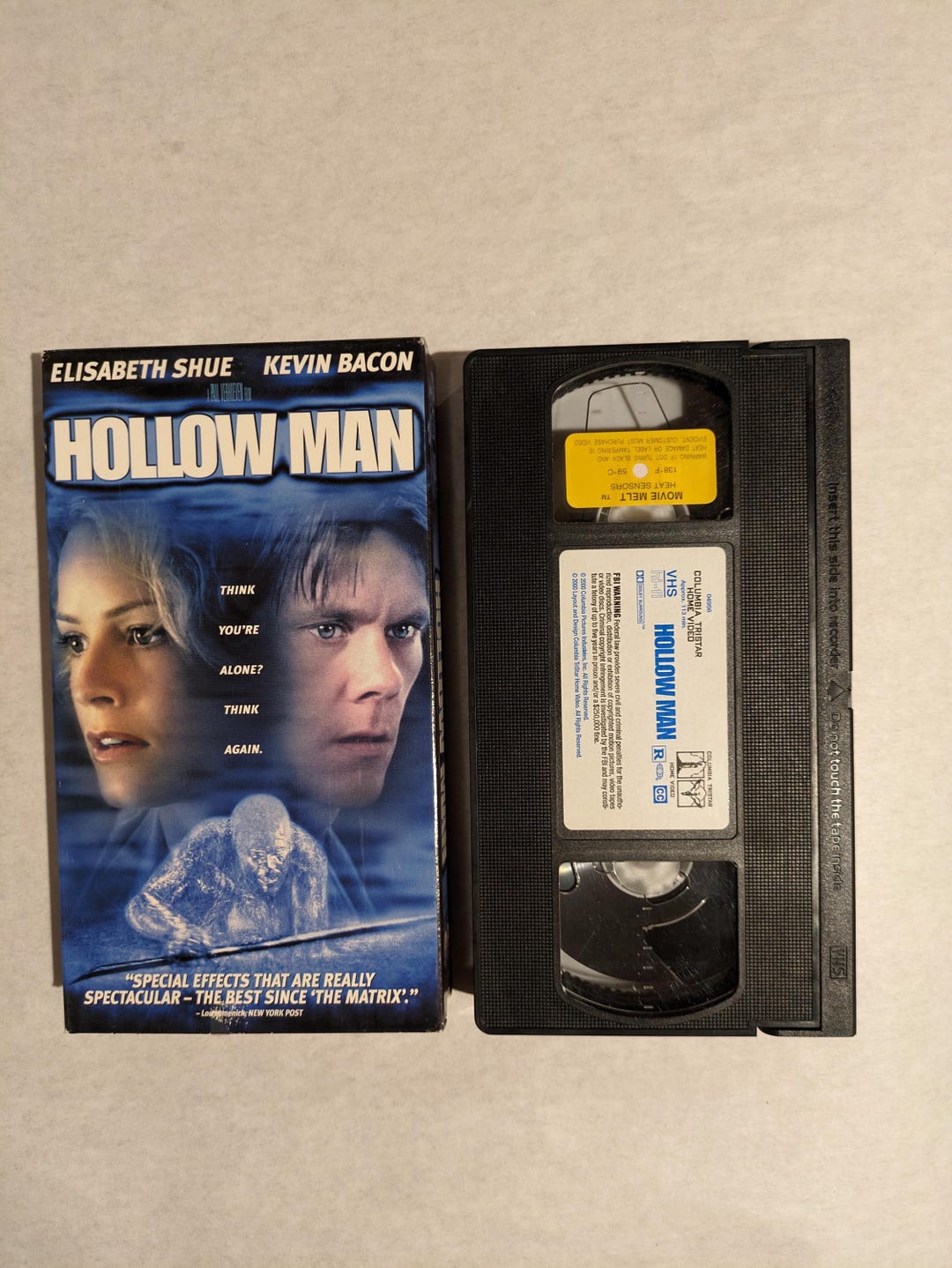 Vintage VHS Tape - 2002 - Hollow Man (sci-fi Horror) Starring Elisabeth ...