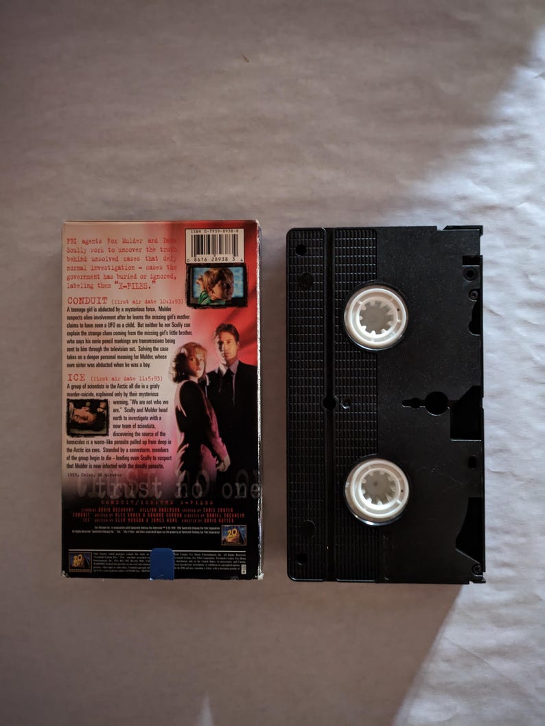 Vintage VHS Tape - 1993 - the X-files Season 1 (sci-fi) - Conduit and ...