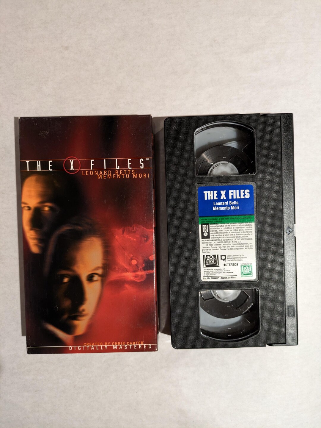 Vintage VHS Tape - 1997 - the X-files Season 4 (sci-fi) - Leonard Betts ...