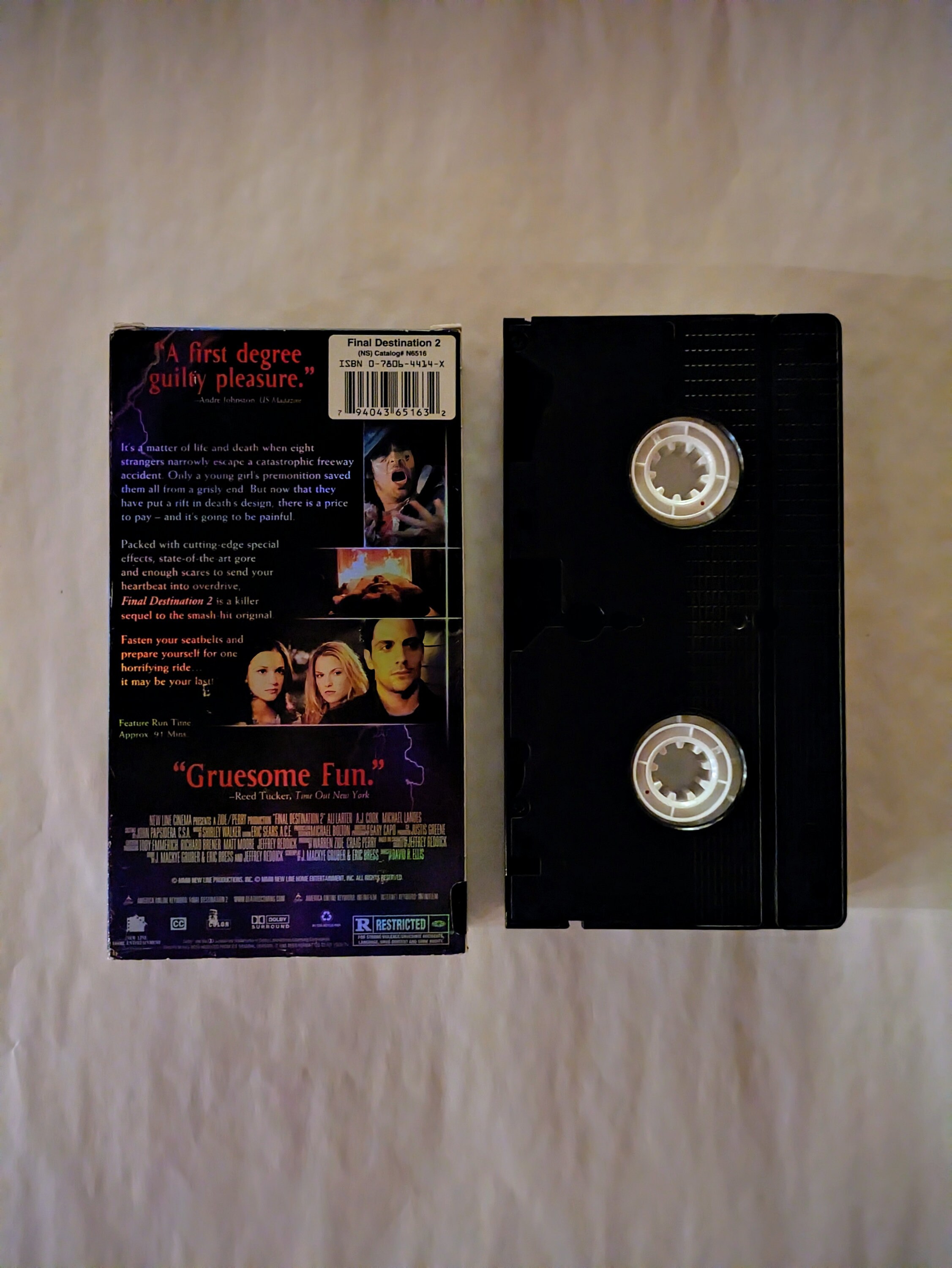 Vintage VHS Tape - 2003 - Final Destination 2 (horror) Starring Ali ...