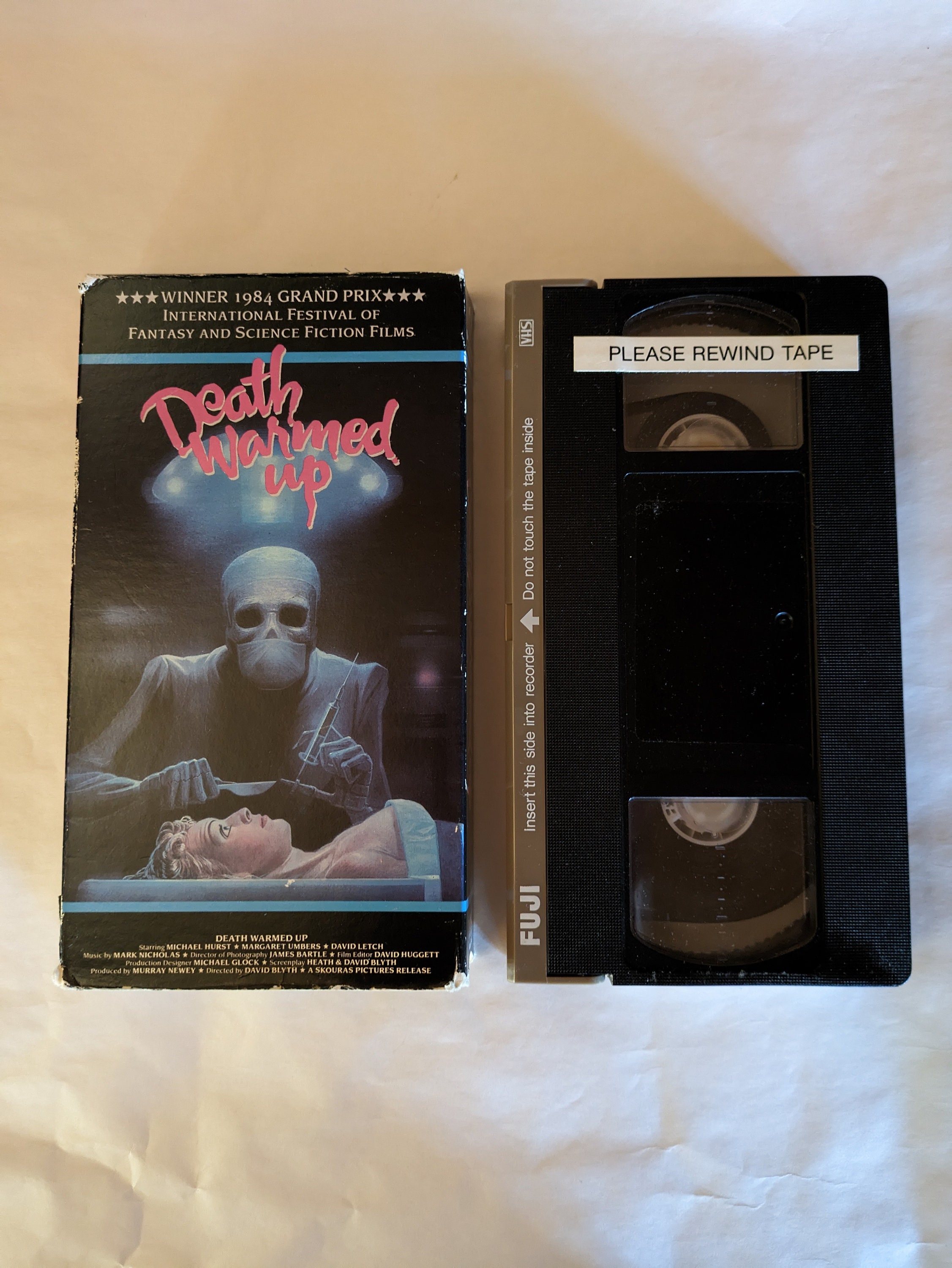 Vintage VHS Tape 1984 Death Warmed up horror Starring Michael Hurst - Etsy