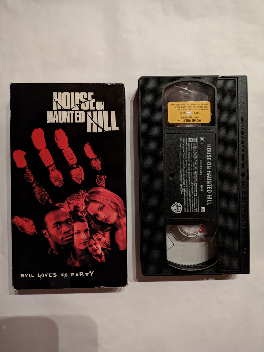 Vintage VHS Tape - 1999 - House on Haunted Hill (horror) Starring ...