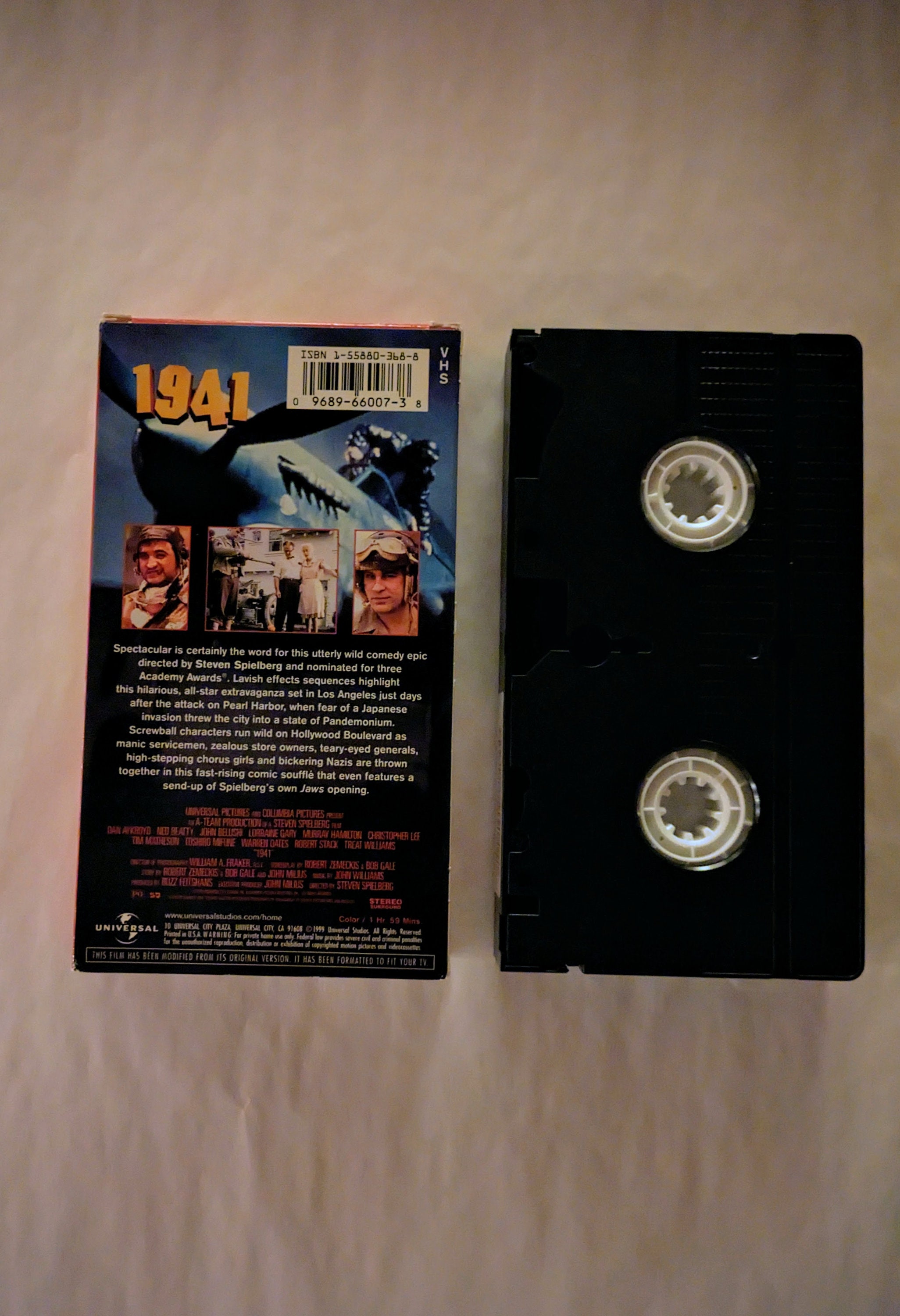 Vintage VHS Tape 1979 1941 comedy Starring Dan Aykroyd, John Belushi ...