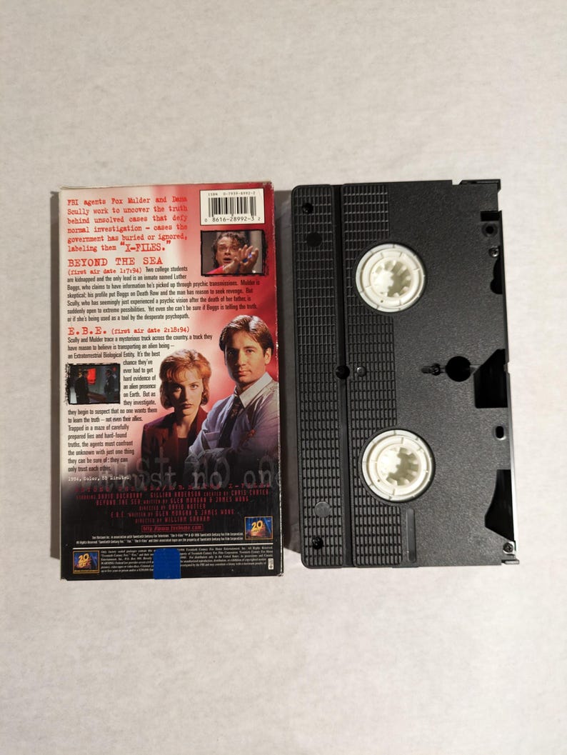 Vintage VHS Tape - 1994 - the X-files Season 1 (sci-fi) - Beyond the ...