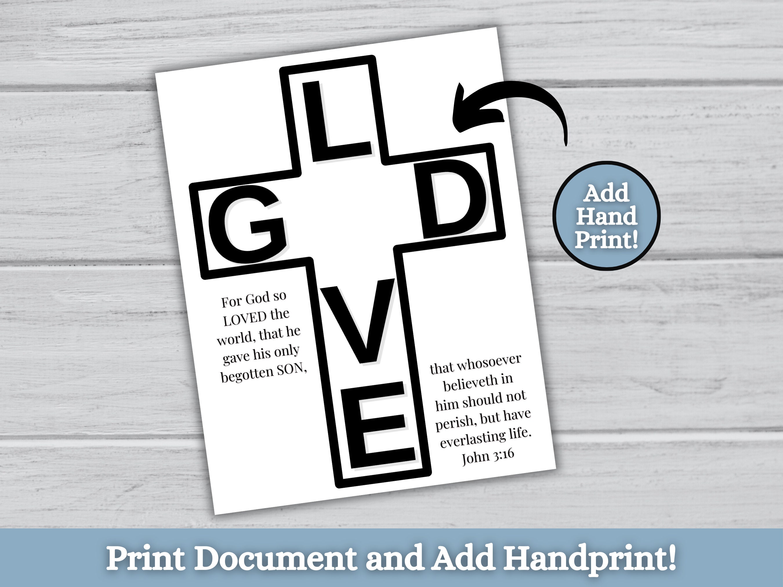 Christian Easter Handprint Craft Art, Religious Craft for Kids Toddler ...