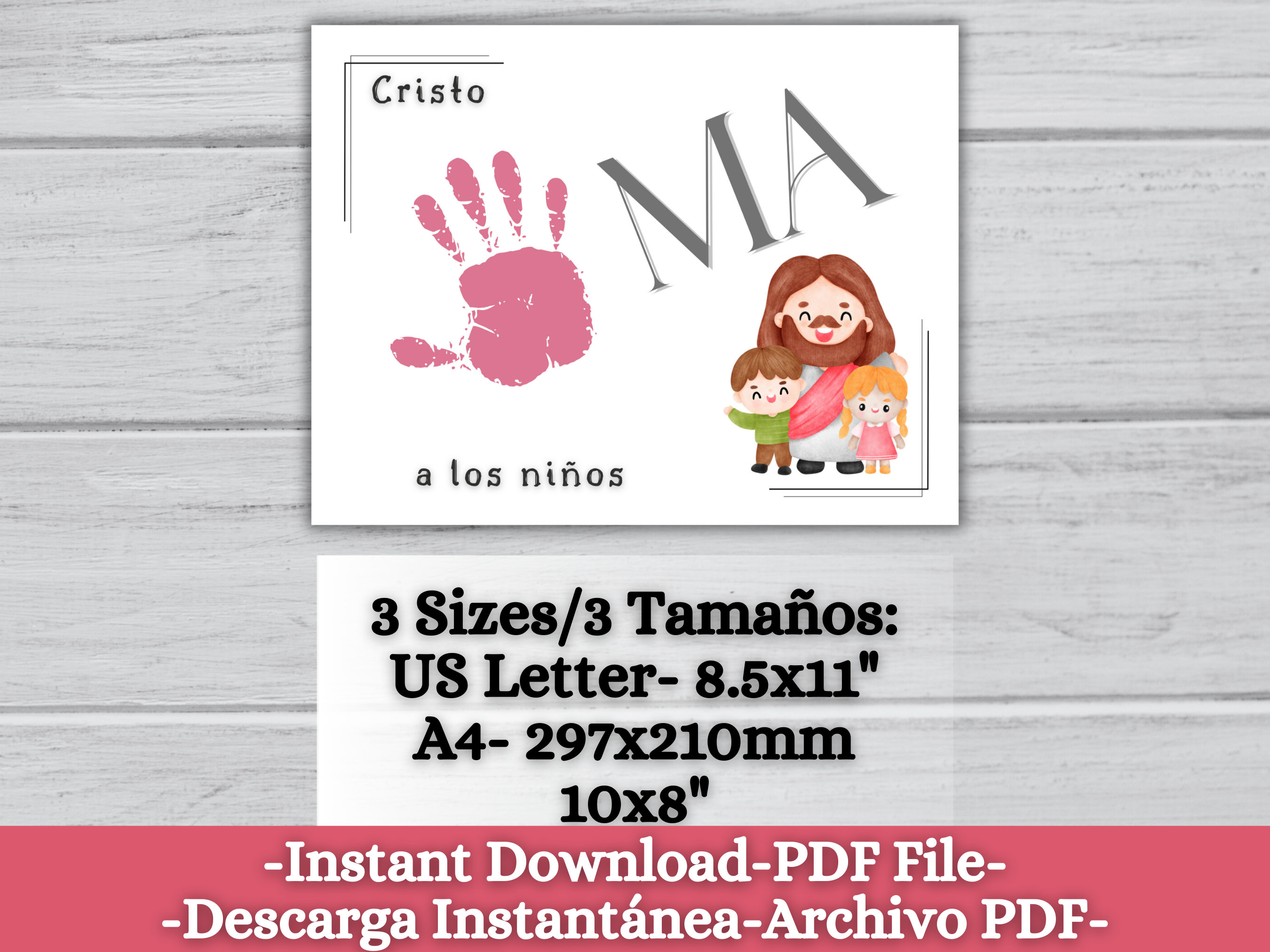 Spanish Handprint Art, Christian Preschool Activities, Handprint Craft ...