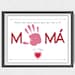 Spanish Handprint Art, Mom Handprint Craft, Christian Valentine ...