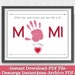Spanish Handprint Art, Mom Handprint Craft, Christian Valentine ...