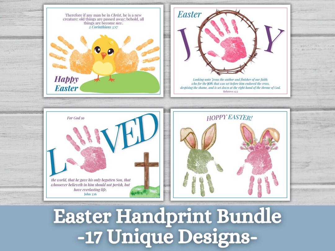 Christian Easter Handprint Craft Art, Religious Easter Crafts for Kids ...
