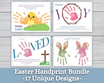 Christian Easter Handprint Craft Art, Religious Crafts for Kids Toddler ...