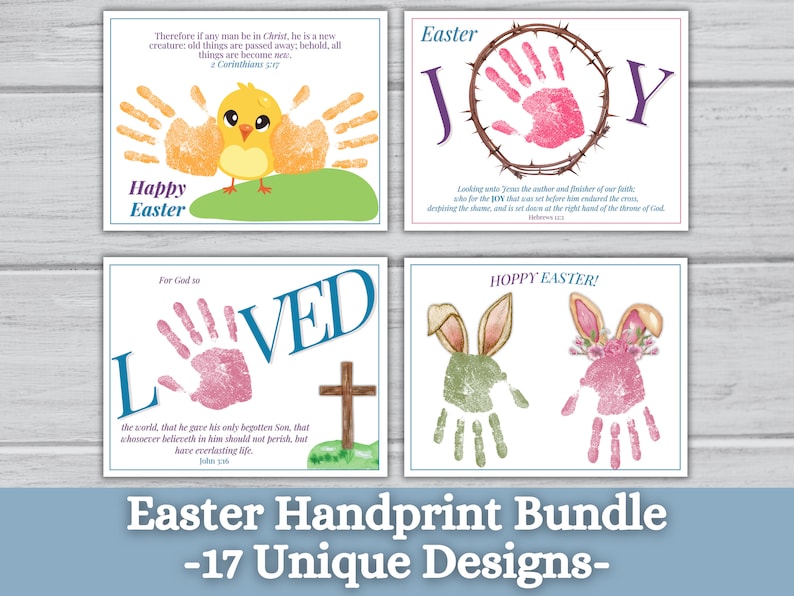 Christian Easter Handprint Craft Art, Religious Easter Crafts for Kids ...
