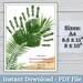 Palm Sunday Christian Easter Handprint Craft Art, Religious Craft for ...