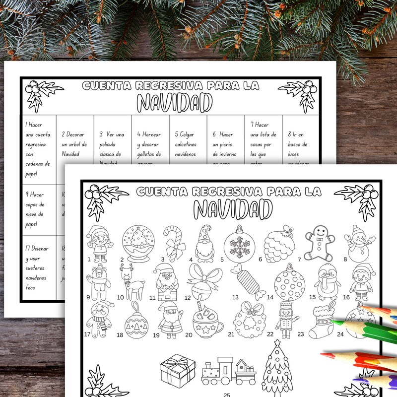 Spanish Advent Calendar - Etsy