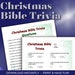 Christmas Bible Trivia, Christian Christmas Game, Bible Party Game ...