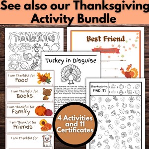 Printable Thanksgiving Countdown/ Thanksgiving Advent/ Countdown to ...