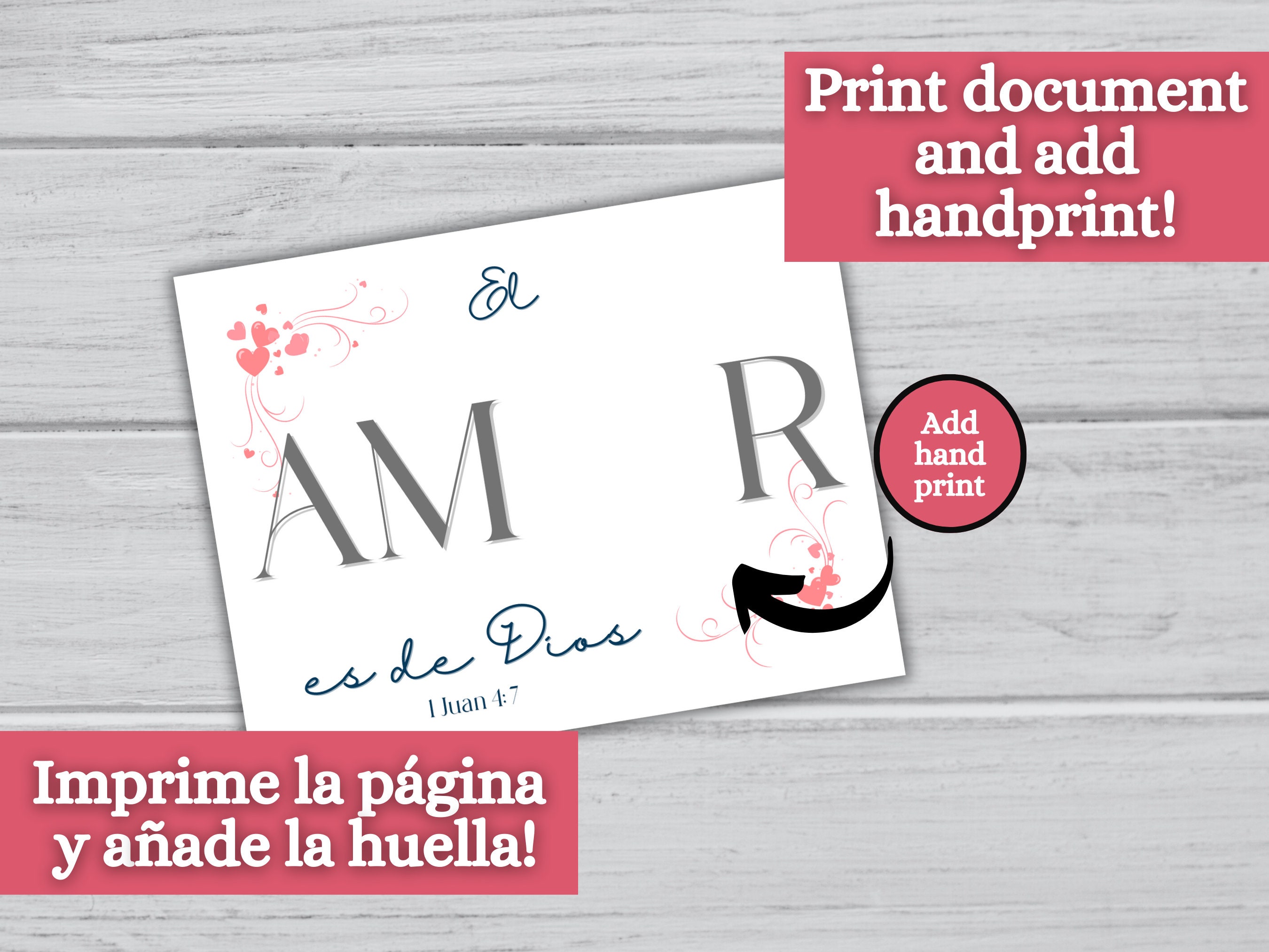 Spanish Handprint Art, Christian Preschool Activities, Handprint Craft ...