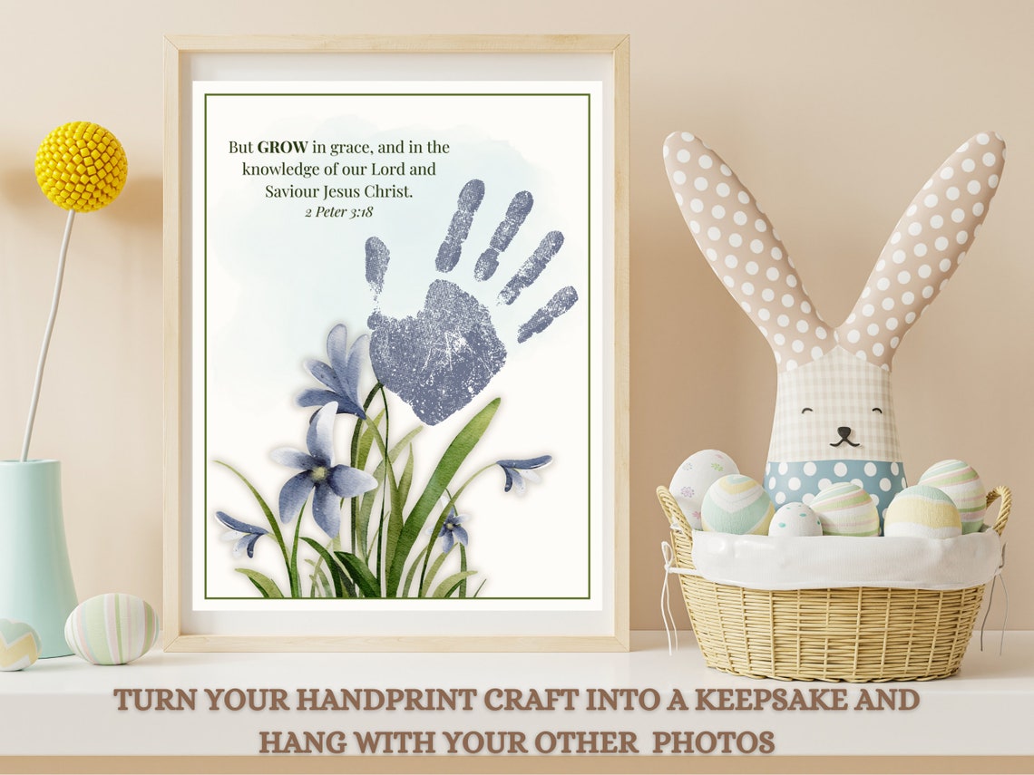 Christian Easter Handprint Craft Art, Religious Easter Crafts for Kids ...