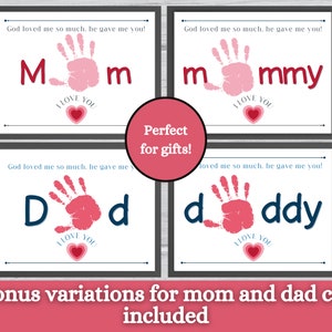 Christian Valentine's Day Craft, Handprint Art, Handprint Craft ...