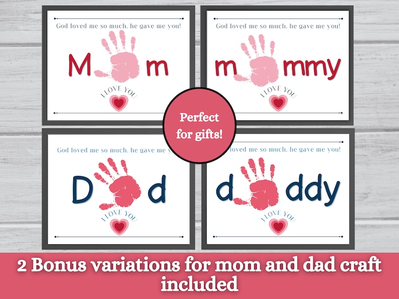 Christian Valentine's Day Craft, Handprint Art, Handprint Craft ...