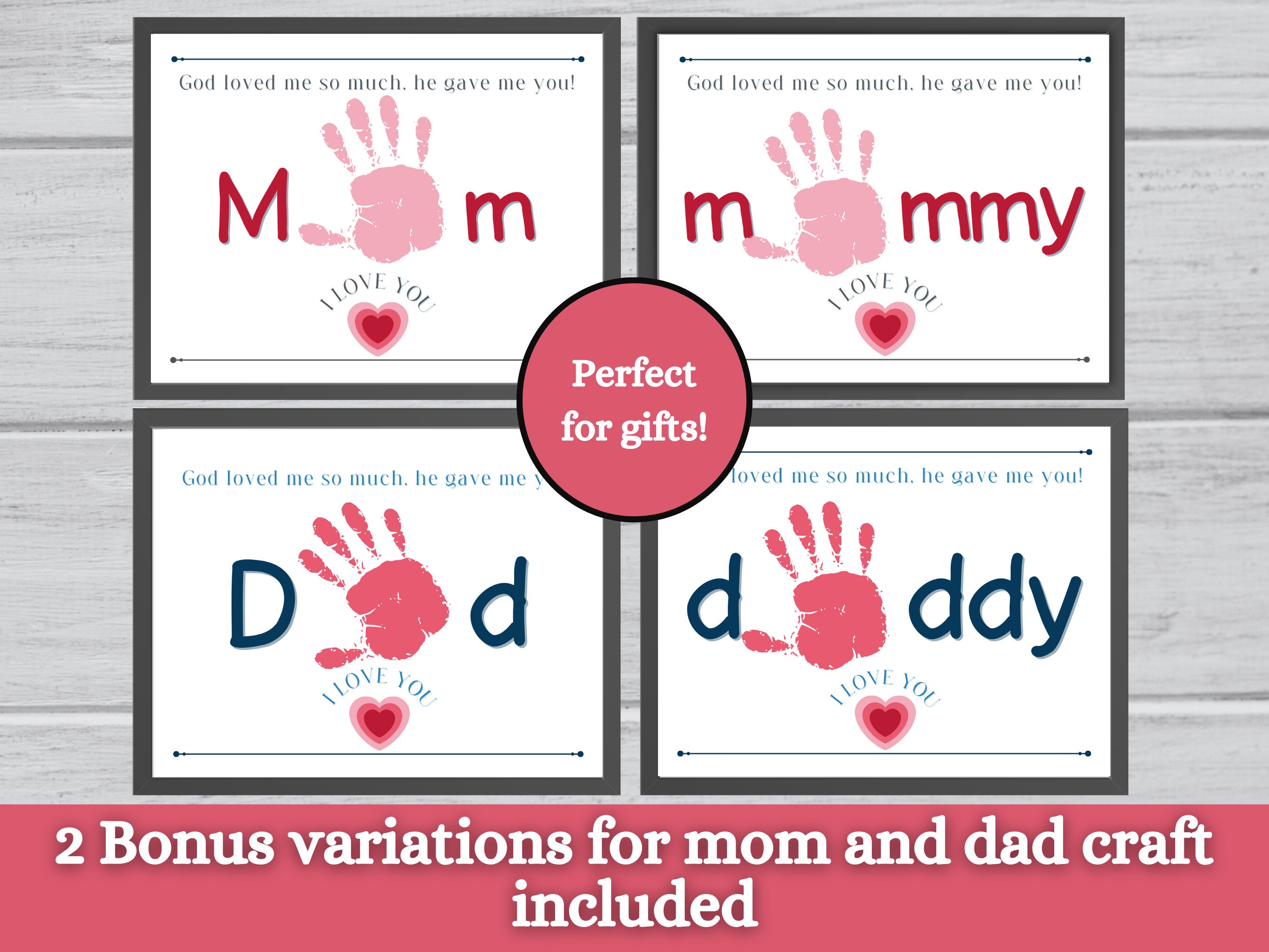 Christian Valentine's Day Craft, Handprint Art, Handprint Craft ...