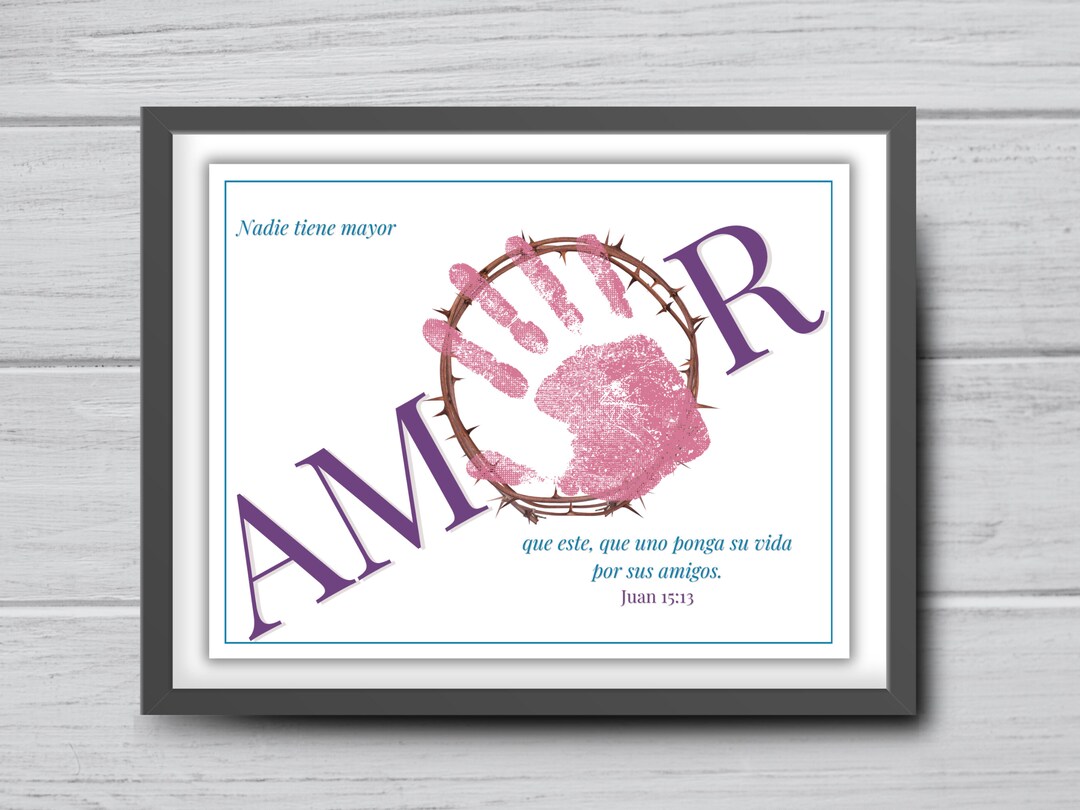 Spanish Christian Easter Handprint Craft Art, Religious Craft for Kids ...