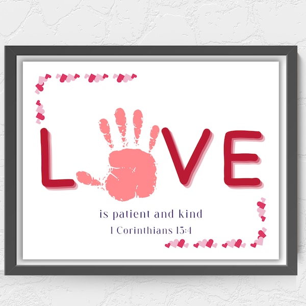 Love Handprint - Etsy