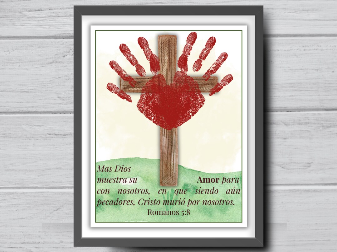 Spanish Christian Easter Handprint Craft Art, Religious Crafts for Kids ...