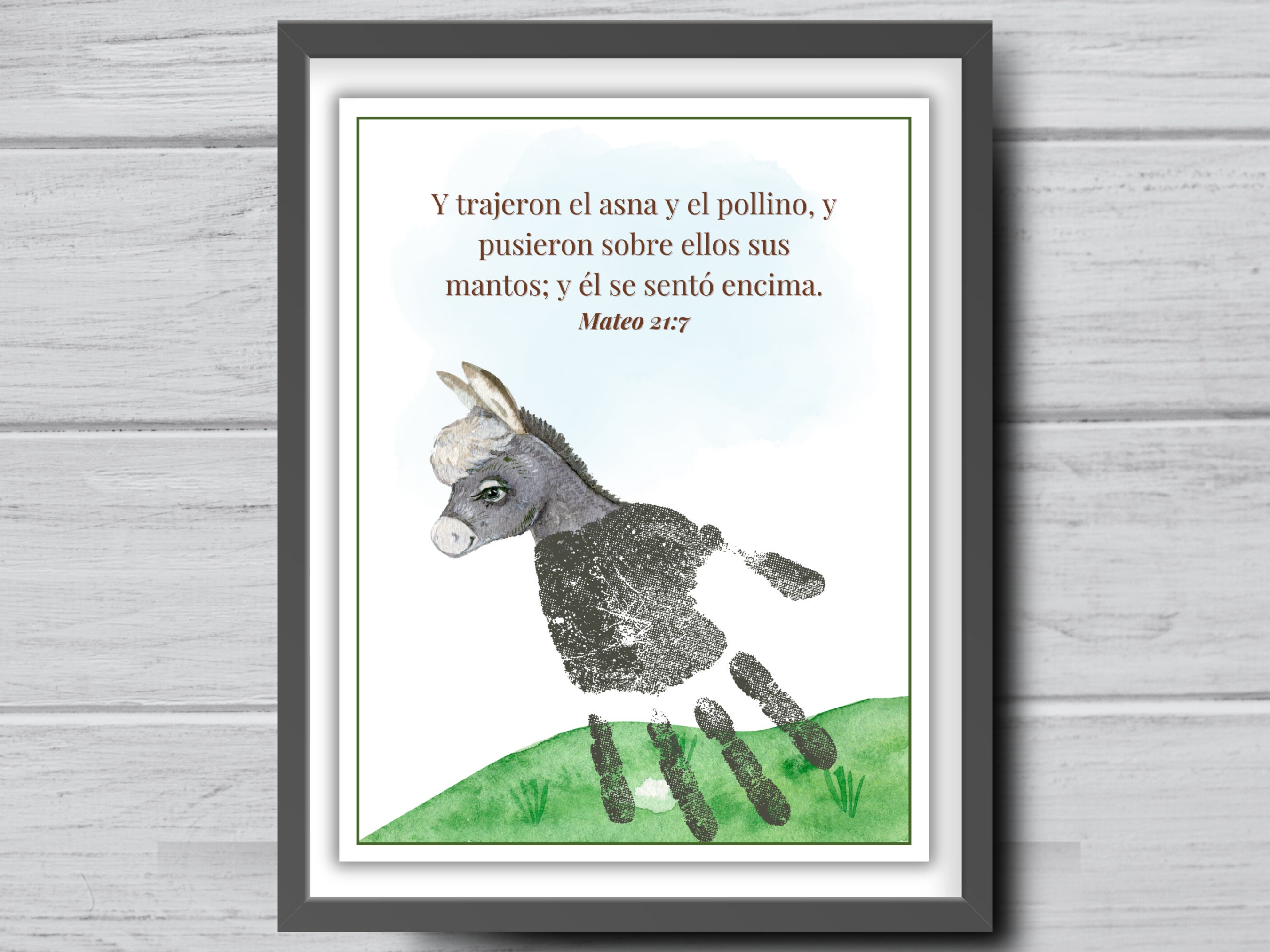 Spanish Christian Easter Handprint Craft Art, Religious Craft for Kids ...