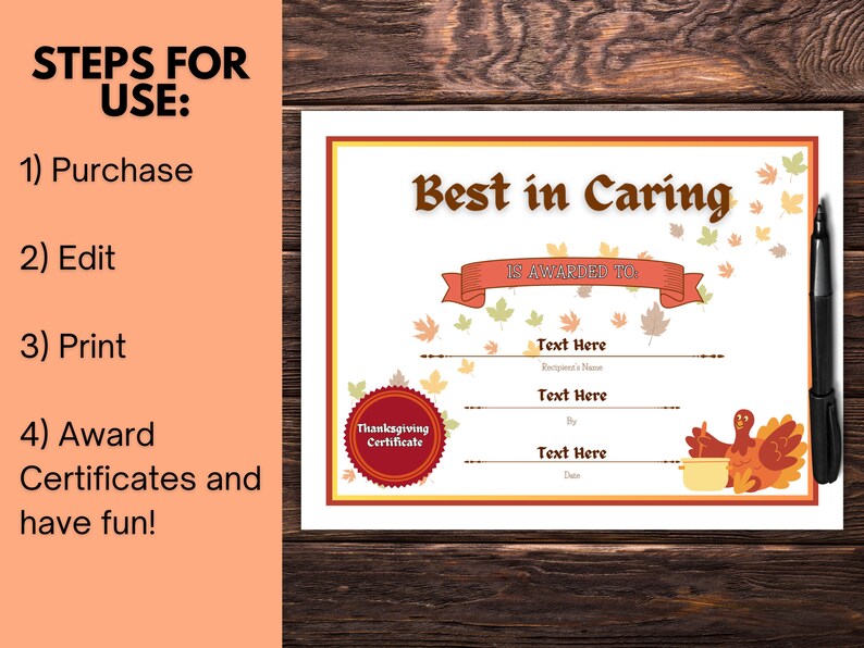 Editable Kids Certificate, Certificate of Achievement, Certificate of ...