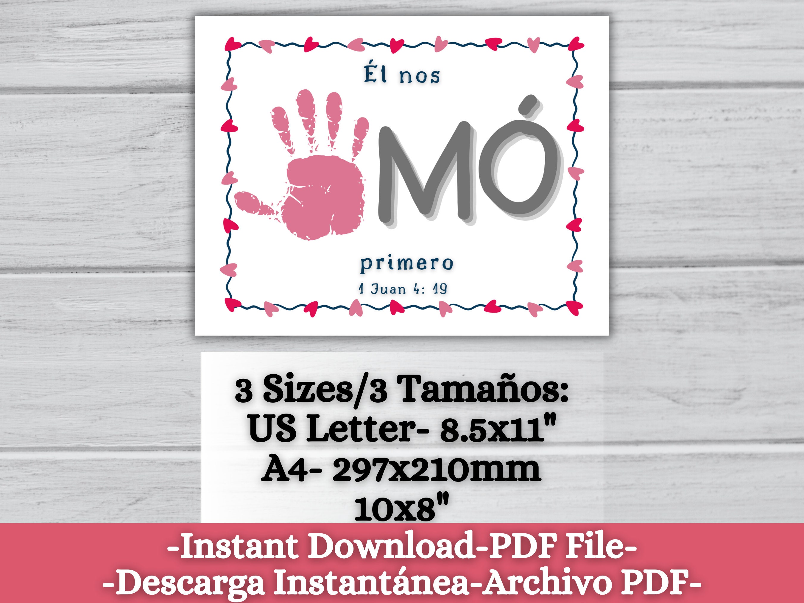 Spanish Handprint Art, Christian Preschool Activities, Handprint Craft ...