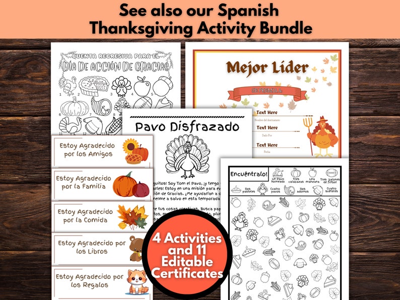 Disguise a Turkey, Turkey in Disguise in Spanish, Spanish Thanksgiving ...