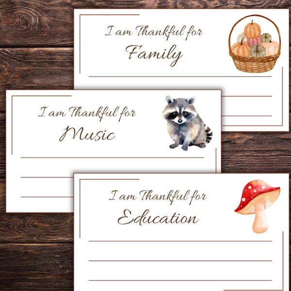 Gratitude Cards - Etsy