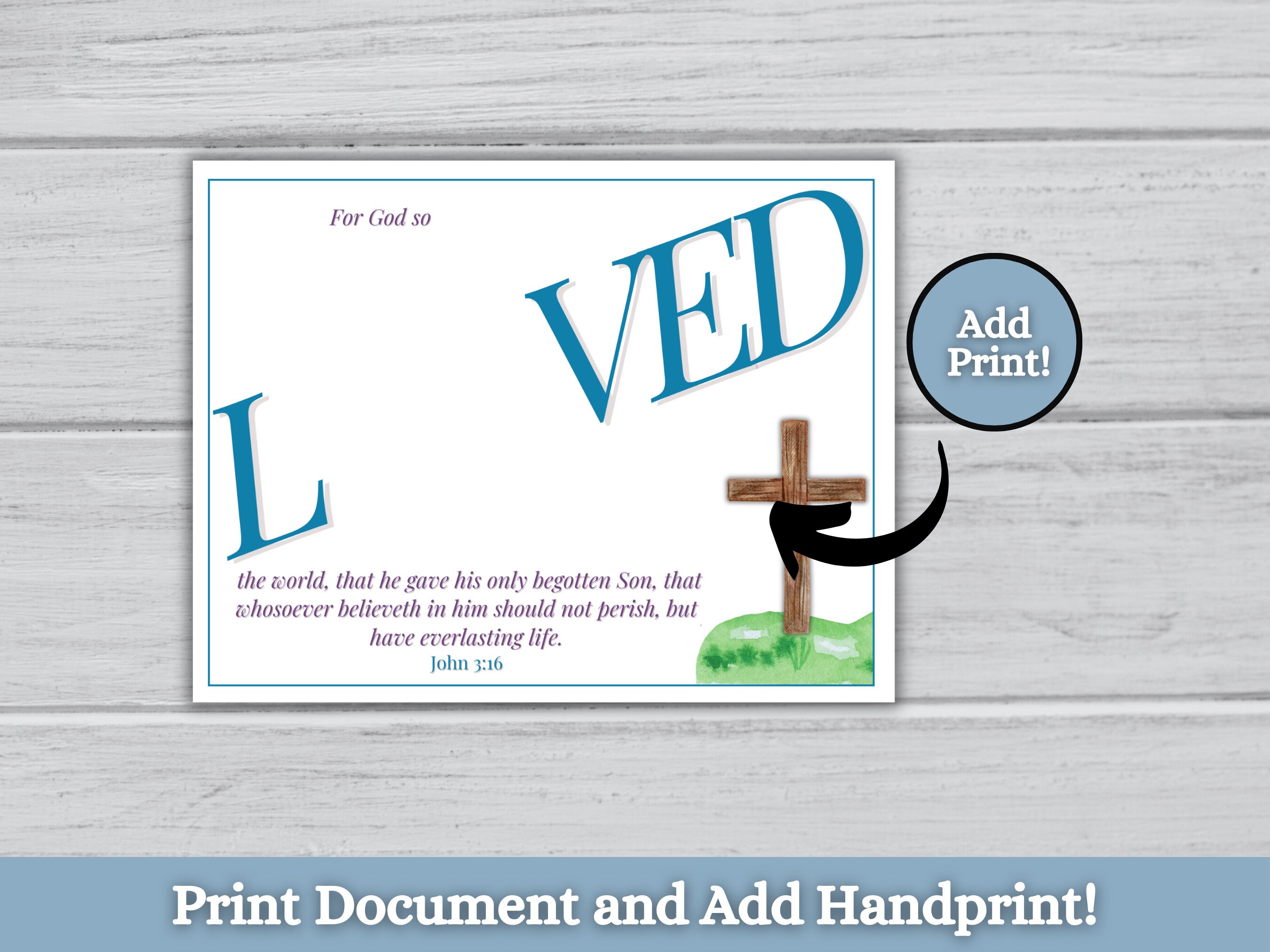 Christian Easter Handprint Craft Art, Religious Craft for Kids Toddler ...