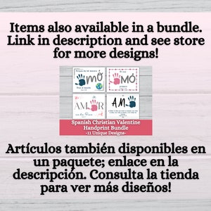 Spanish Handprint Art, Dad Handprint Craft, Christian Valentine ...