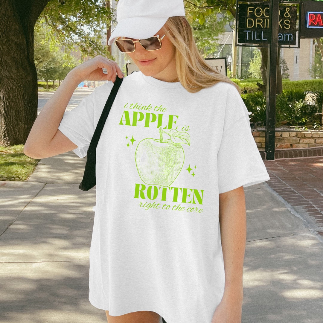 Apple by Charli XCX Retro Tee, Charli XCX Brat Merch, Charli Crop Tee ...