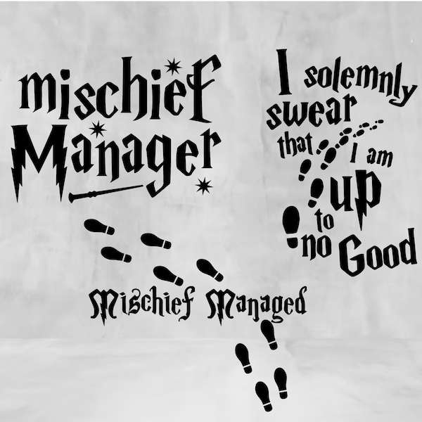 Mischief Managed Svg - Etsy