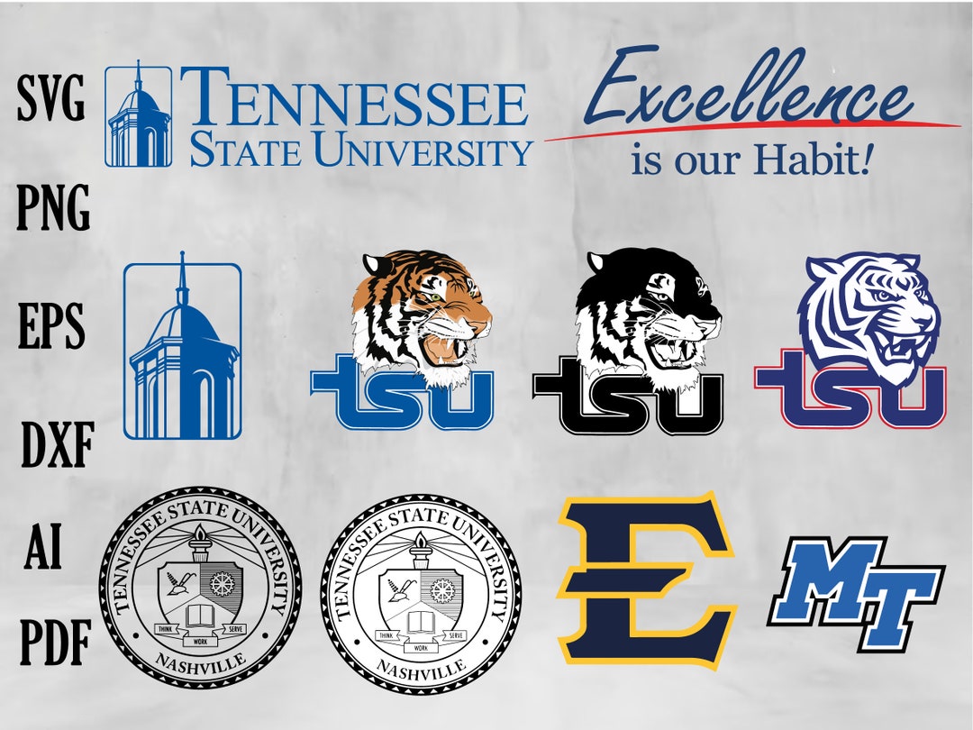 Tennessee State University Svgtennessee State University Svg - Etsy
