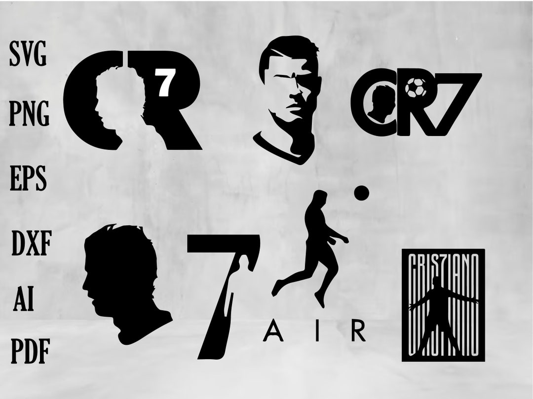 Cristiano Ronaldo Svg, Cr7 Svg, Cut File, Ronaldo Png, 7 Svg, World Cup ...