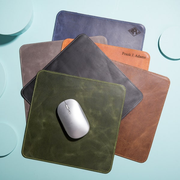 Leather Mouse Pad - Etsy