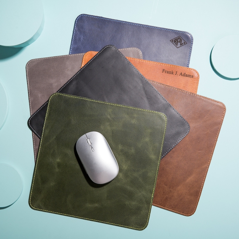 Leather Mouse Pad - Etsy