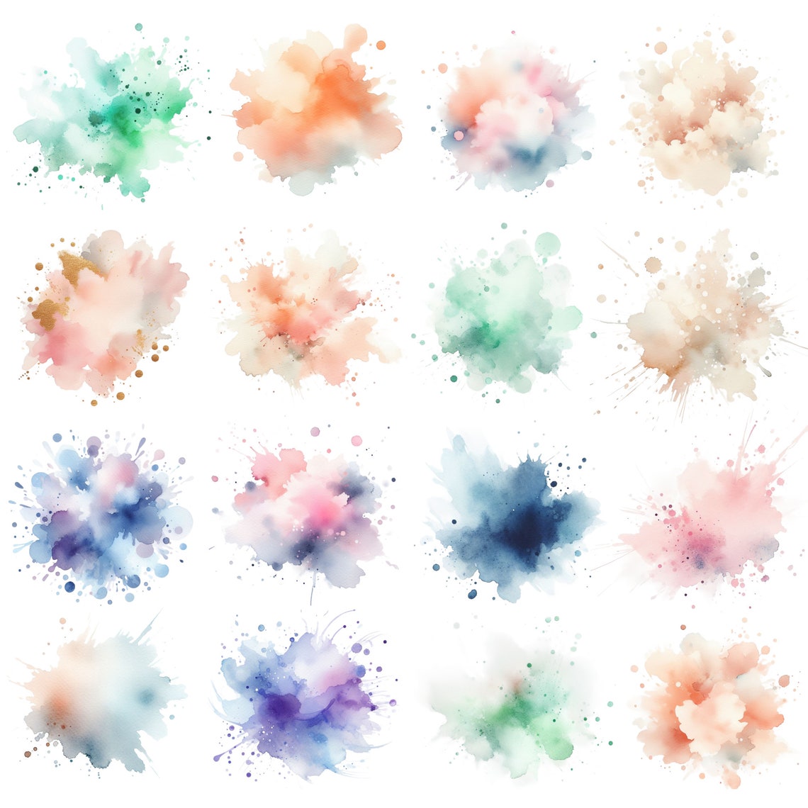 Pastel Watercolor Splash Png, Splash Background, Color Splash Clipart ...