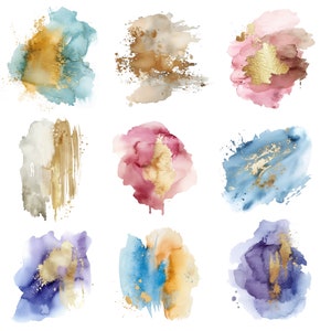 Watercolor Splash Png, Brush Stroke Clipart, Splash Background, Pastel ...